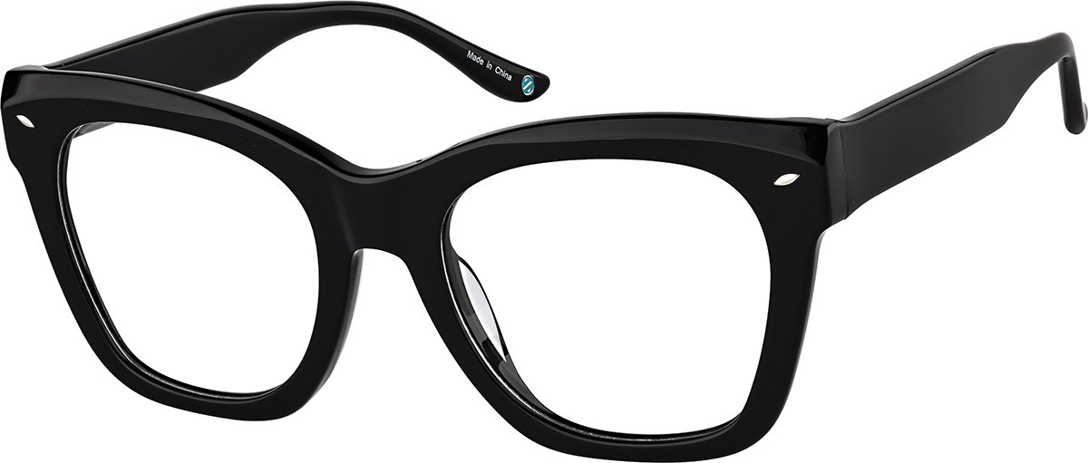 Black Square Glasses #4473921 | Zenni Optical