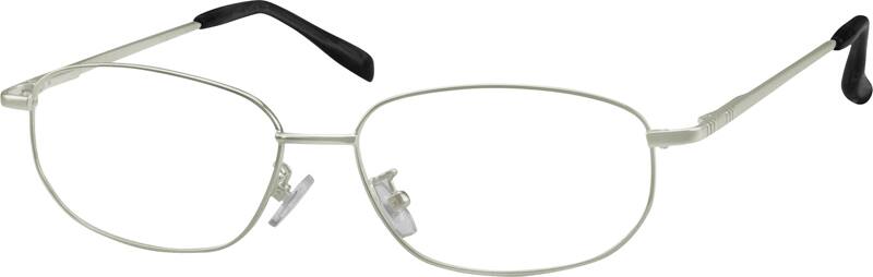Silver Rectangle Glasses #450211 | Zenni Optical
