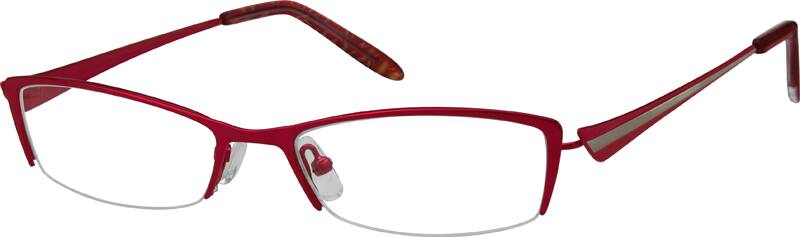 Red Rectangle Glasses #456818 | Zenni Optical