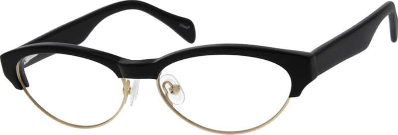 Black Oval Glasses #534821 | Zenni Optical Canada