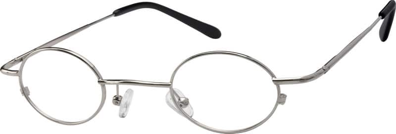 Silver Oval Glasses #551211 | Zenni Optical