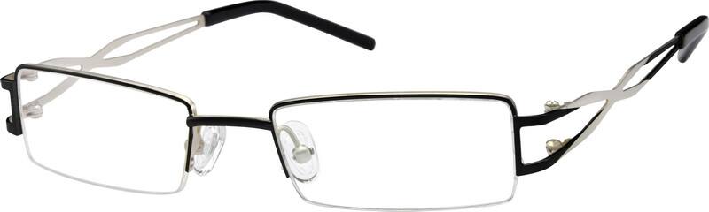 Black Rectangle Glasses #551621 | Zenni Optical