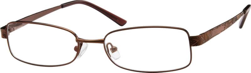 Brown Rectangle Glasses #551715 | Zenni Optical
