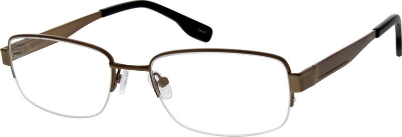 Brown Rectangle Glasses #556915 | Zenni Optical