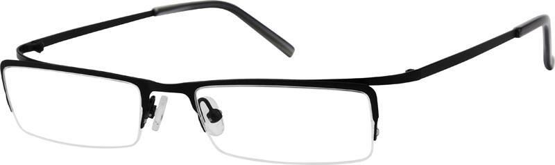 Black Rectangle Glasses #590121 | Zenni Optical