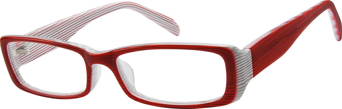Red Rectangle Glasses #605718 | Zenni Optical