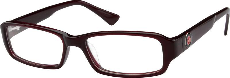 Red Rectangle Glasses #610918 | Zenni Optical