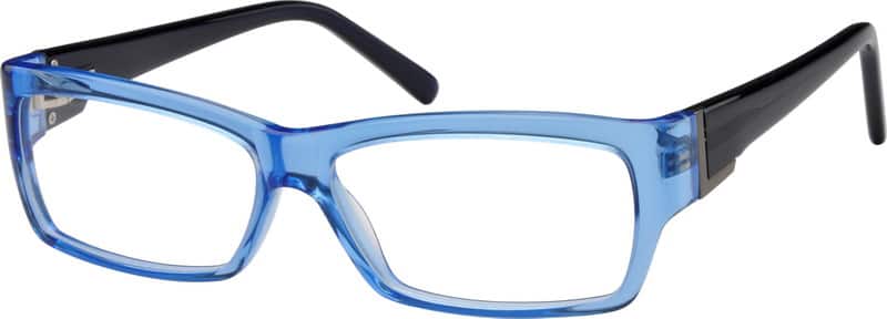 Blue Rectangle Glasses #611816 | Zenni Optical