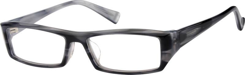 Gray Rectangle Glasses #614112 | Zenni Optical