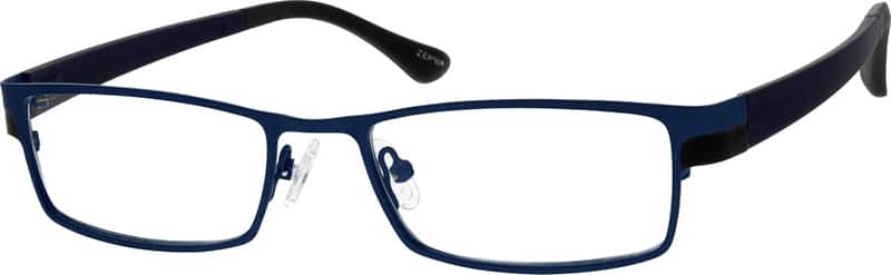 Blue Rectangle Glasses #679216 | Zenni Optical
