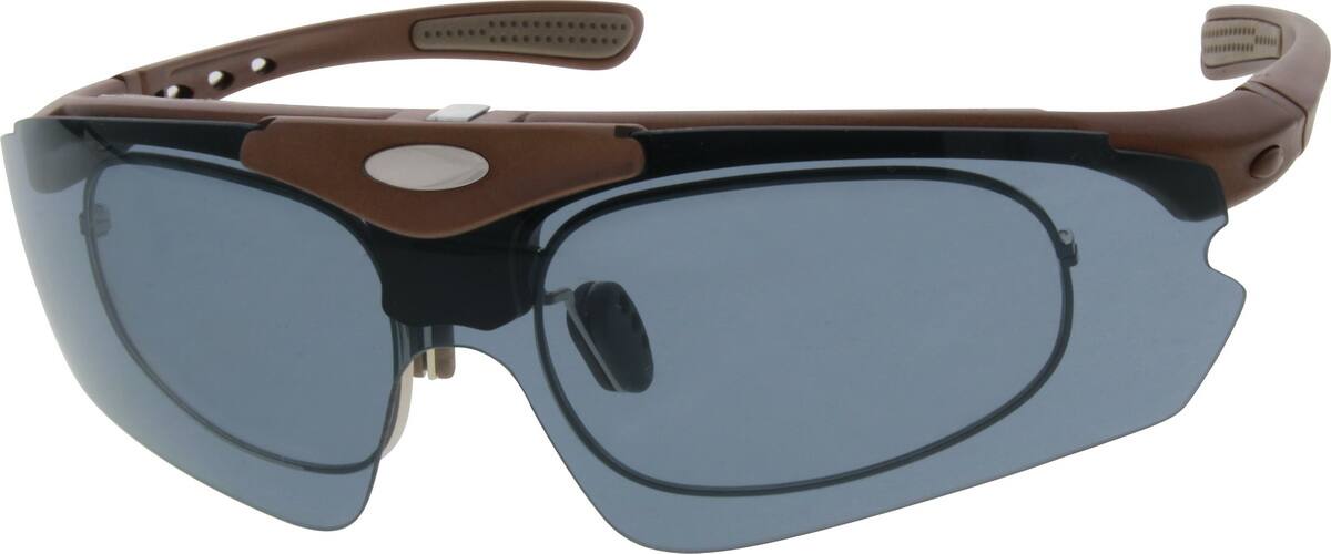 Brown Prescription Wind Goggles #707615 | Zenni Optical