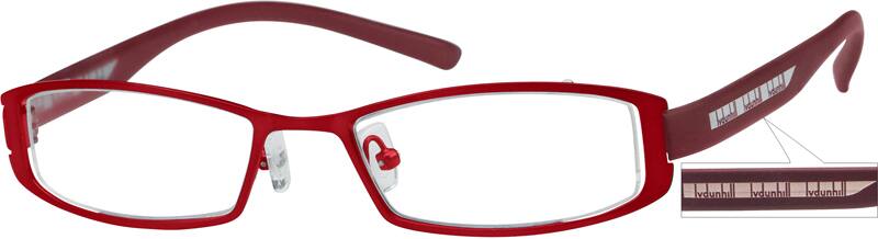 Red Rectangle Glasses #714618 | Zenni Optical