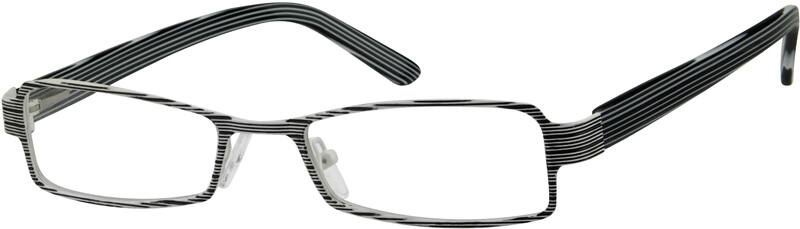 White Rectangle Glasses #715030 | Zenni Optical