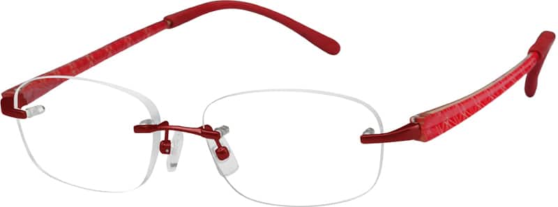 Red Rimless Glasses #718418 | Zenni Optical