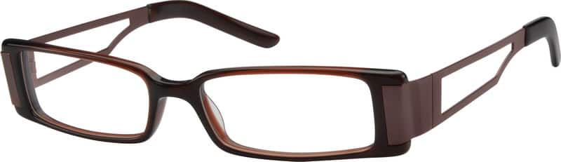 Brown Rectangle Glasses #724215 | Zenni Optical