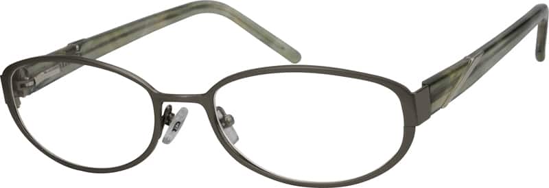 Gray Oval Glasses #730212 | Zenni Optical