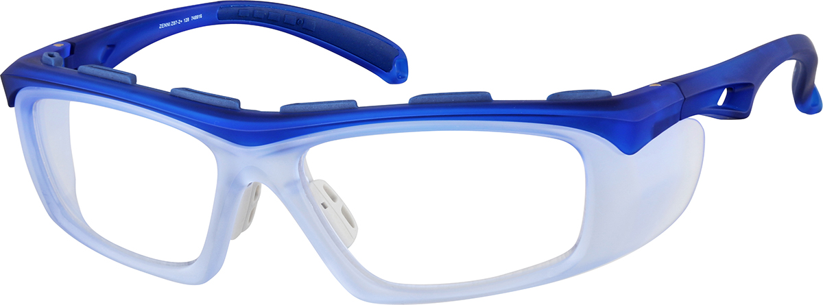 Blue Z87.1 Safety Glasses #748916 | Zenni Optical Canada
