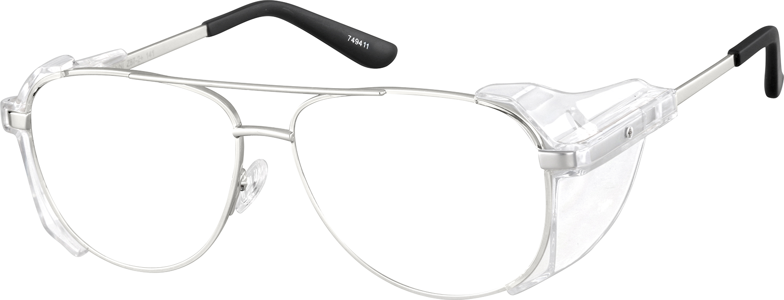Silver Z87.1 Safety Glasses #749411 | Zenni Optical Silver Z87.1 Safety Glasses #749411 | Zenni Optical