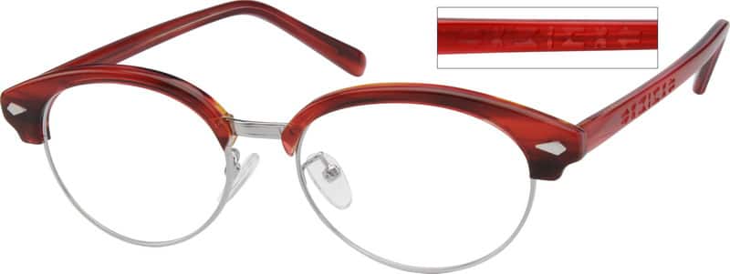 Red Square Glasses #751418 | Zenni Optical