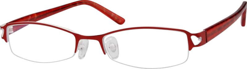 Red Rectangle Glasses #762518 | Zenni Optical