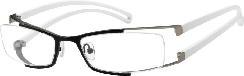 White Rectangle Glasses #763430 | Zenni Optical