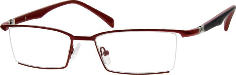 Red Rectangle Glasses #766018 | Zenni Optical