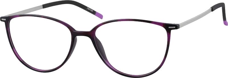 Deep Purple Cat-Eye Glasses #7807339 | Zenni Optical