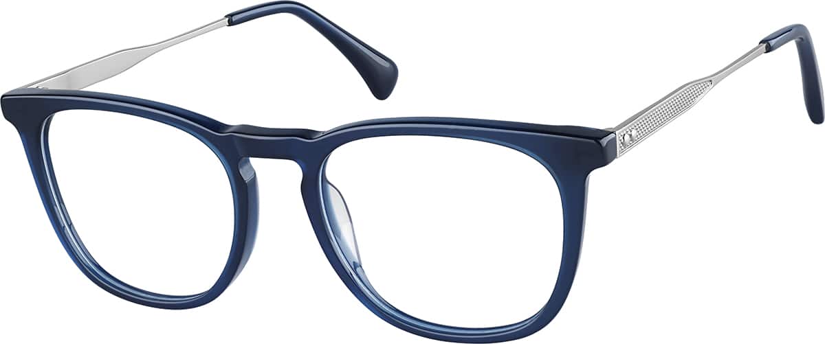 Blue Square Glasses #7836816 | Zenni Optical