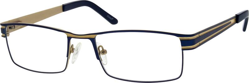 Blue Rectangle Glasses #791616 | Zenni Optical