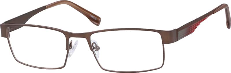 Brown Rectangle Glasses #798215 | Zenni Optical