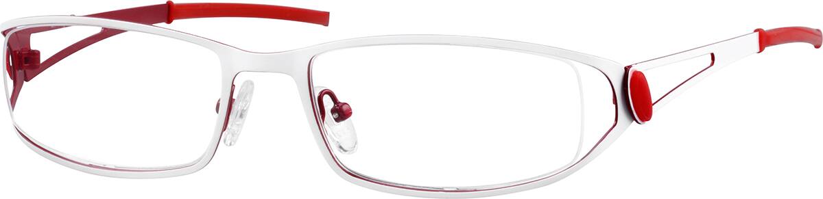 White Rectangle Glasses #799130 | Zenni Optical
