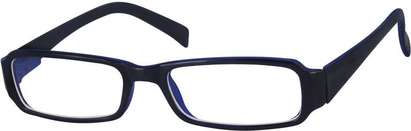 Blue Rectangle Glasses #824316 | Zenni Optical