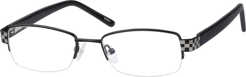 Black Rectangle Glasses #950621 | Zenni Optical Canada
