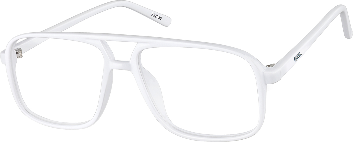 White ESL Glasses #99105730 | Zenni Optical