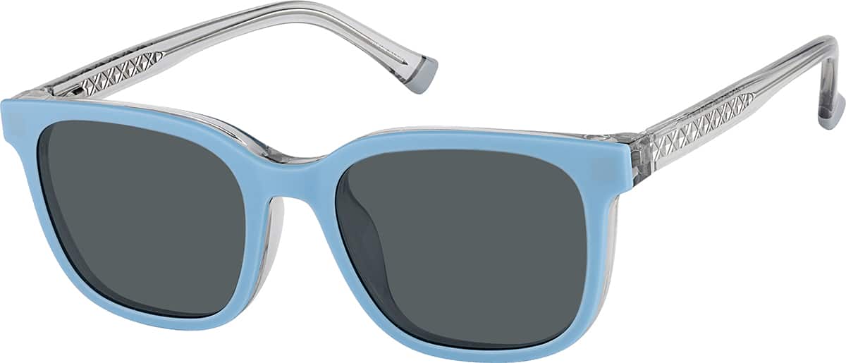 Gray Square Clip-on Sunglasses #99117912 | Zenni Optical