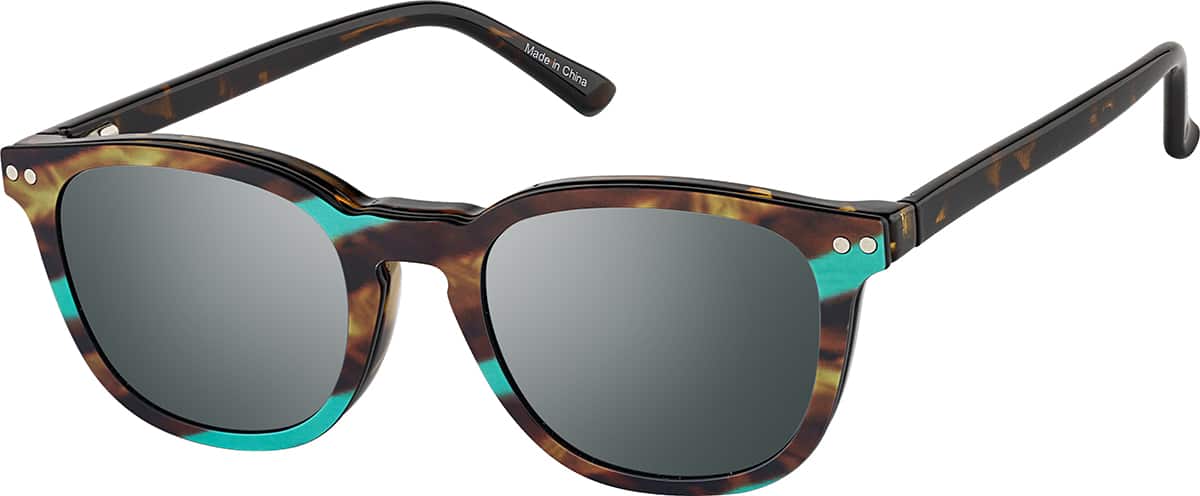 Tortoiseshell Polarized Magnetic Clip On Eyeglasses #99122425 | Zenni ...