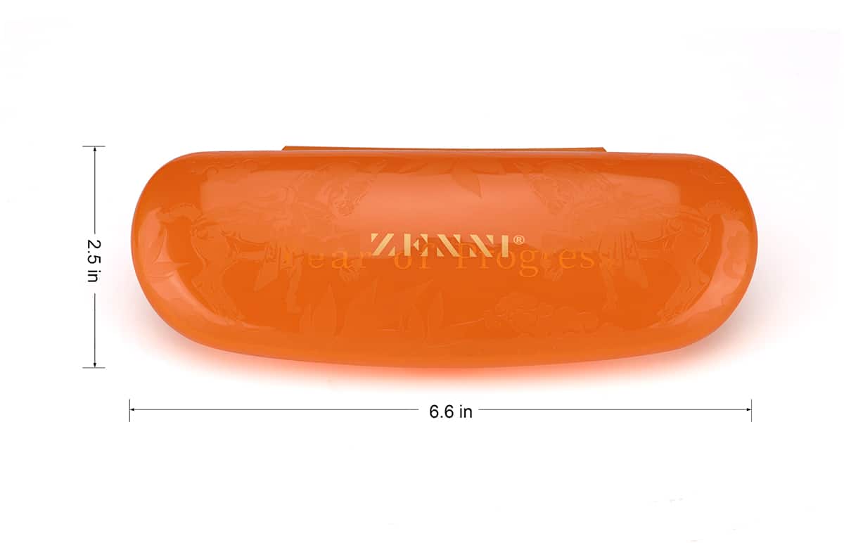 Orange Year of the Horse Hard-Shell Eyeglass Case #A60106042 | Zenni ...