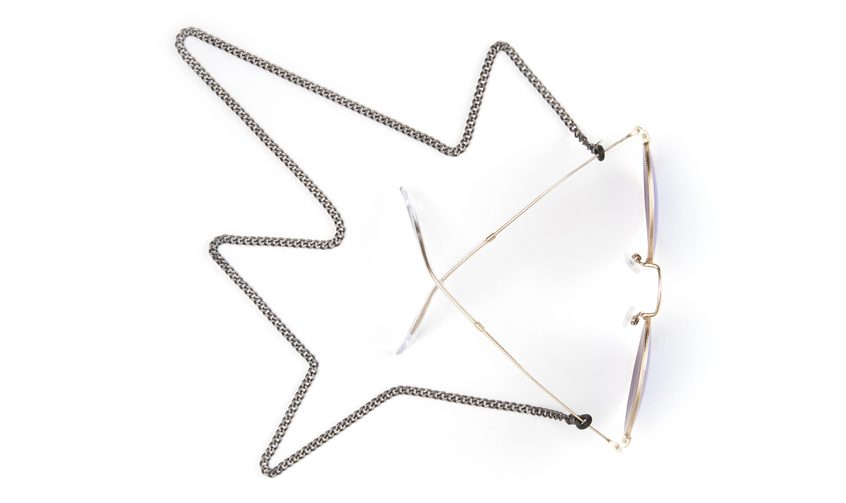 Gray Metal Eyeglass Chain #A60122012 | Zenni Optical