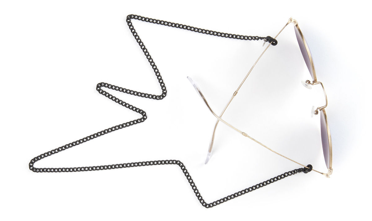 Black Metal Eyeglass Chain #A60122021 | Zenni Optical Canada