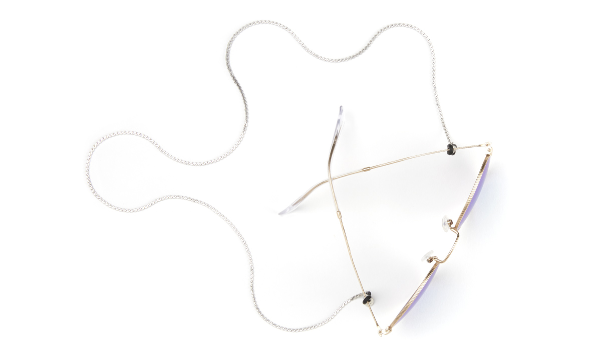 Silver Metal Eyeglass Chain #A60122611 | Zenni Optical