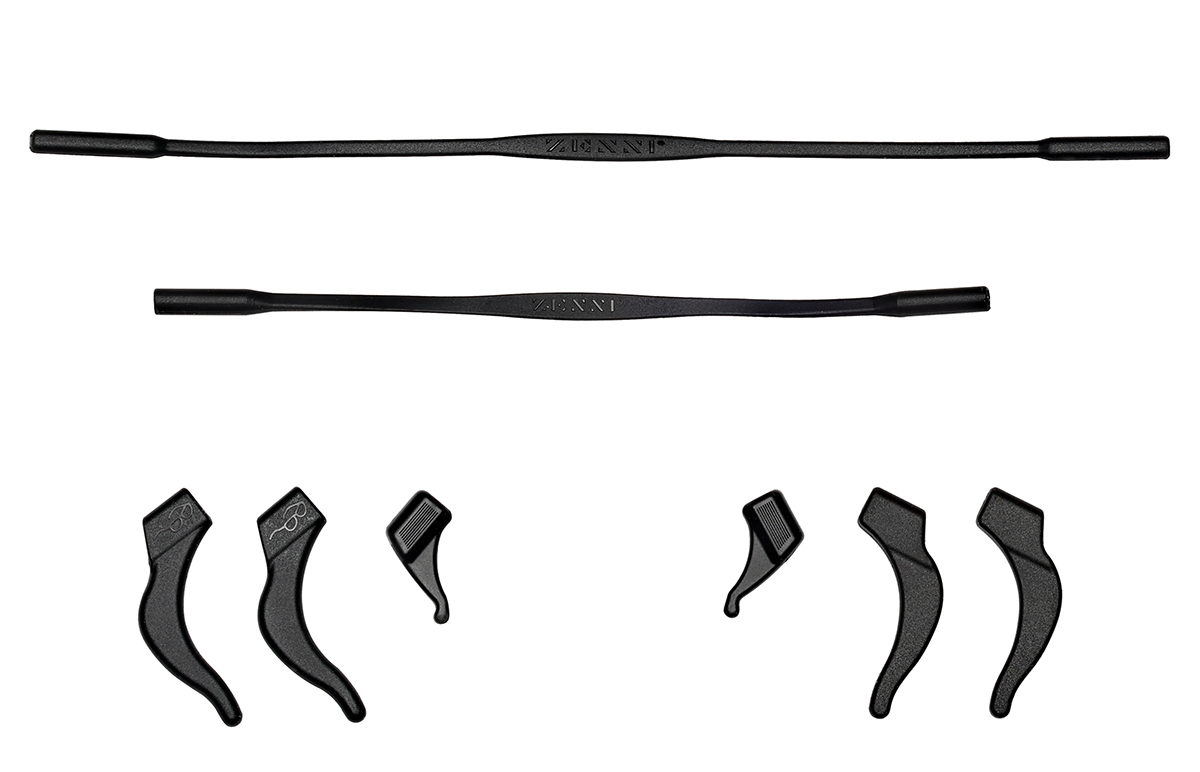 Black Silicone Eyewear Retainer 2-Pack #A60123321 | Zenni Optical