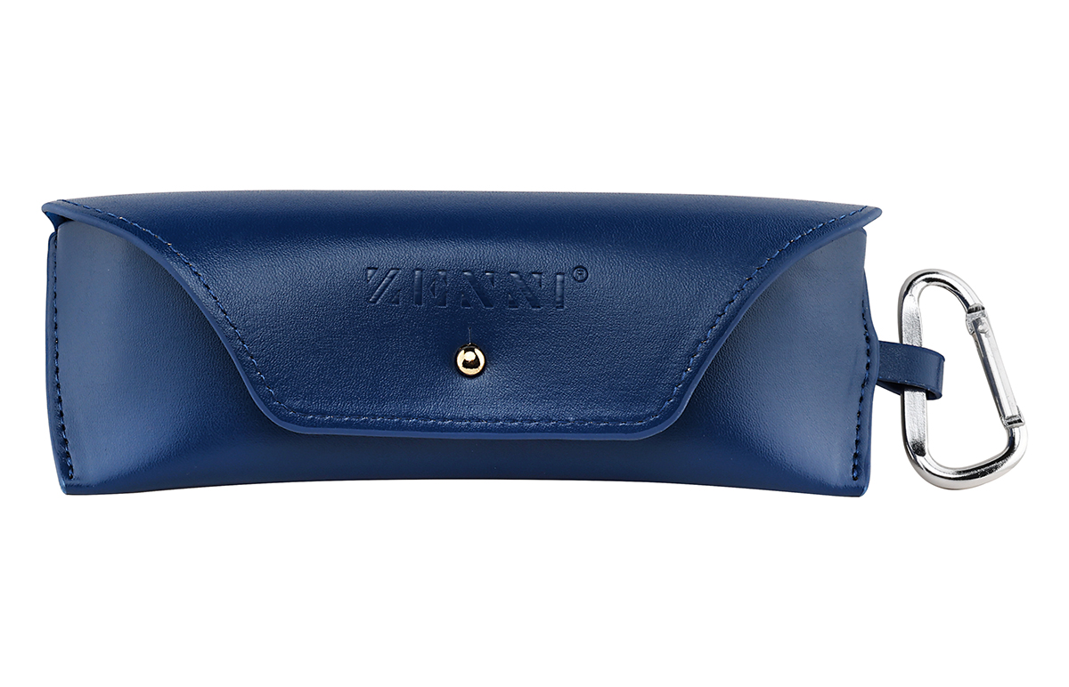 Blue Kids' Eyeglass Case with Carabiner #A90103416 | Zenni Optical