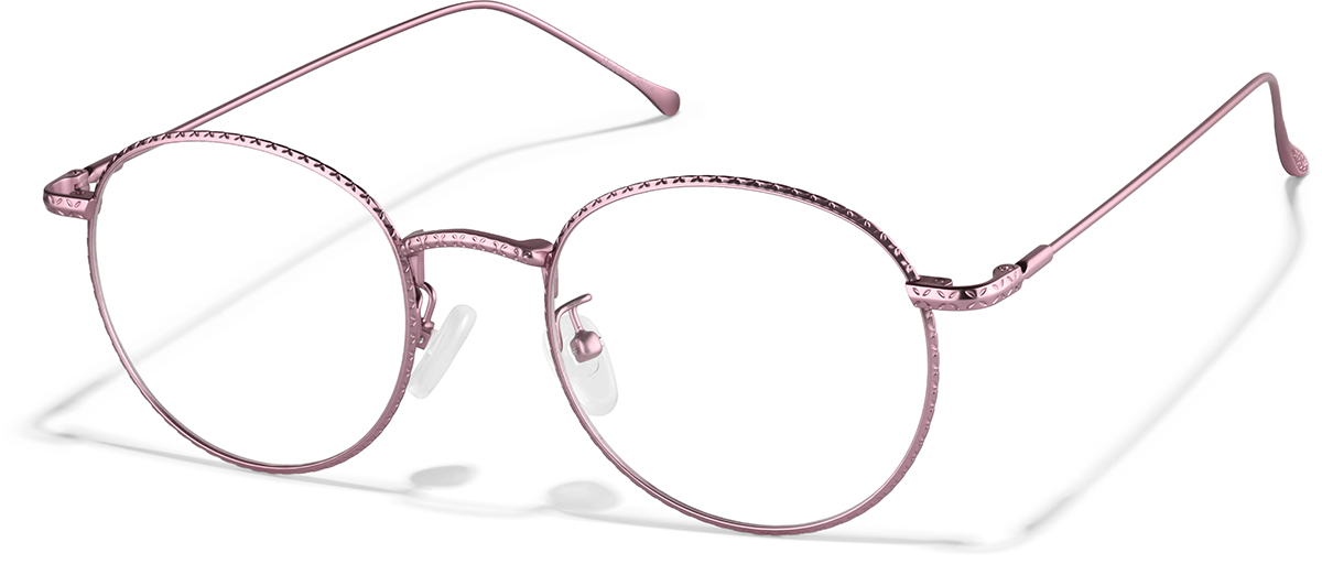 Pink Round Glasses #P3214619 | Zenni Optical