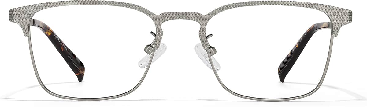 Gray Browline Glasses #P3214712 | Zenni Optical