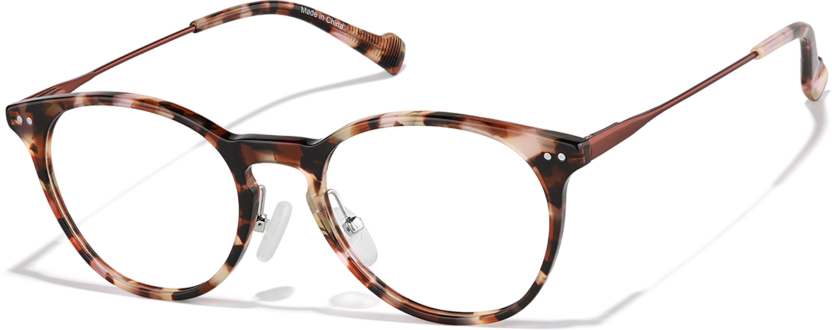 Tortoiseshell Round Glasses #P7815825 | Zenni Optical