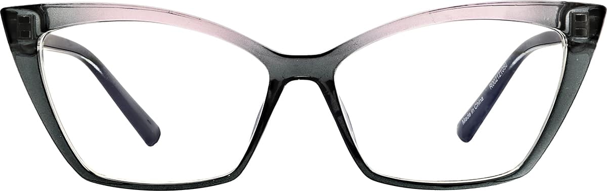 Gray/Pink Cat-Eye Reading Glasses #R002121050 | Zenni Optical