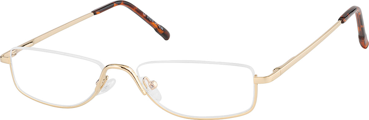 Gold Oval Readers #R005914150 | Zenni Optical