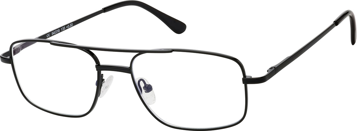 Black Aviator Reader #R006021200 | Zenni Optical