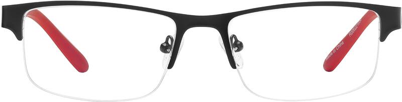 Black Rectangle Reading Glasses #R006221225 | Zenni Optical