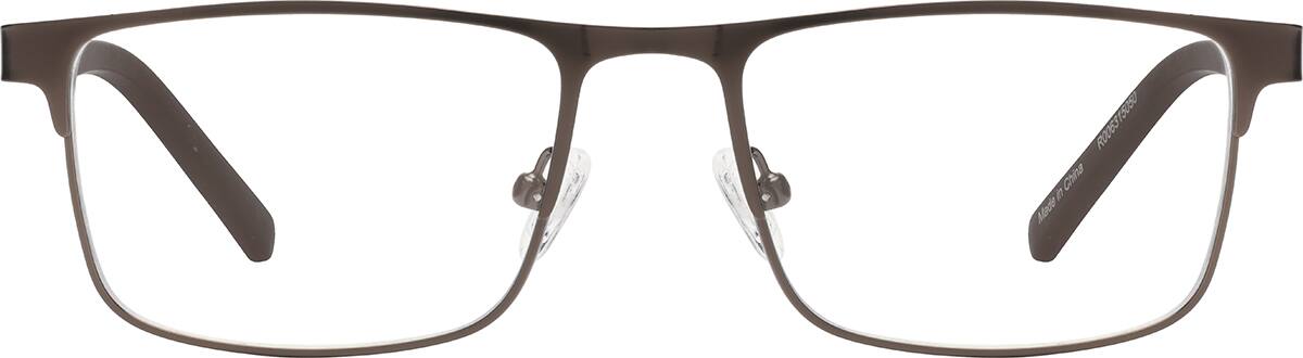 Brown Rectangle Reading Glasses #R006315100 | Zenni Optical